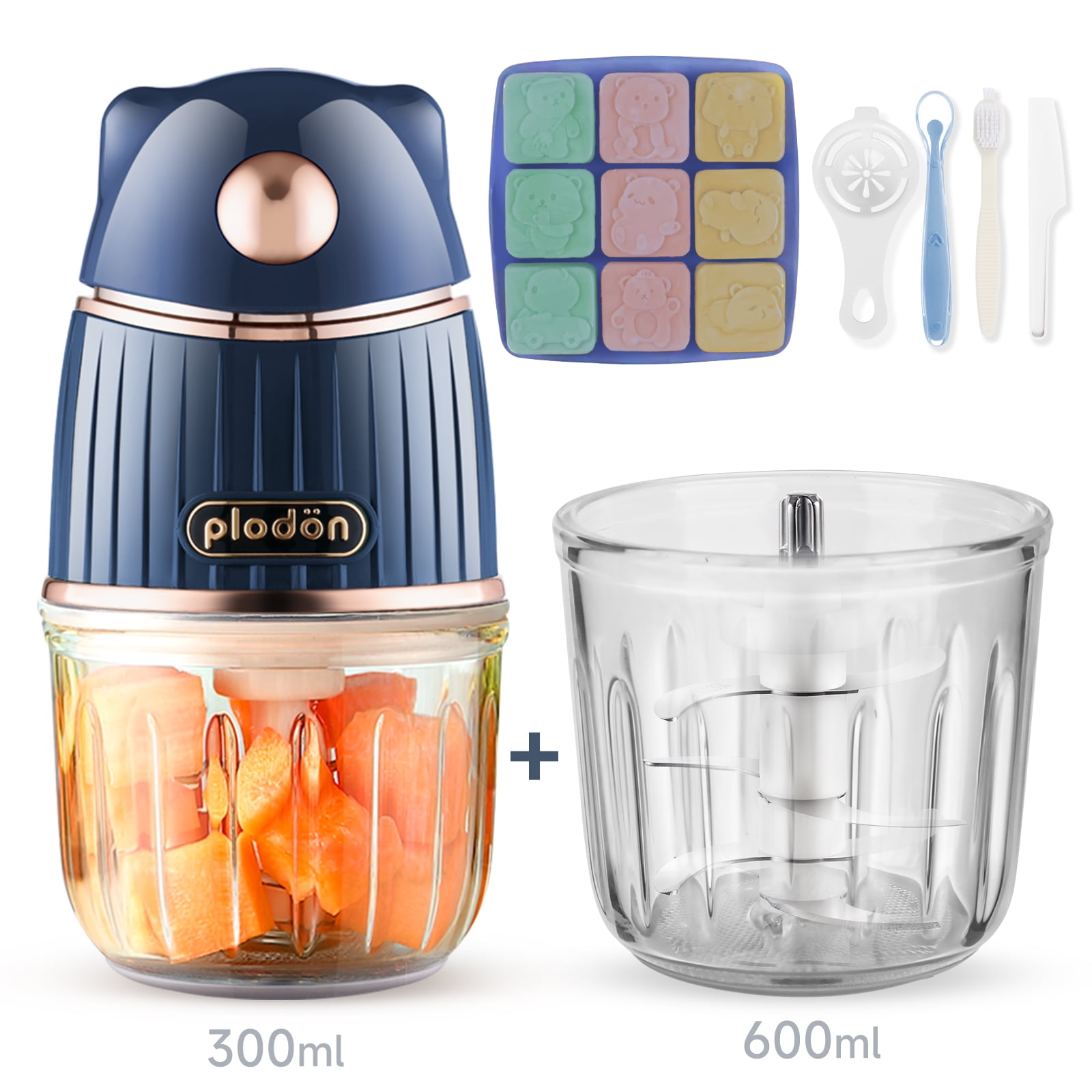 Baby Food Maker Mini Food Processor Puree Blender Grinder Chopper with ...