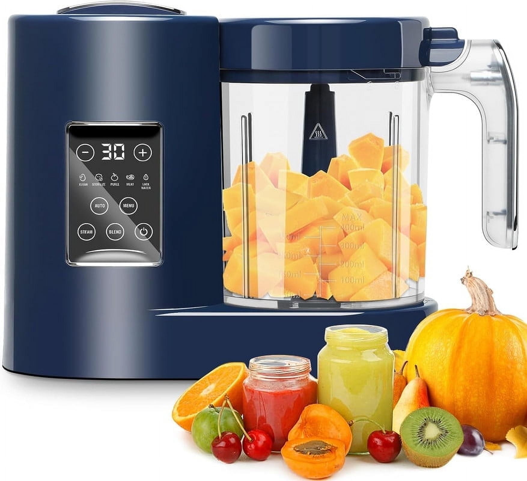 BAGUTTA PAVONE One Step Baby Food Processor Steamer Puree Blender ...