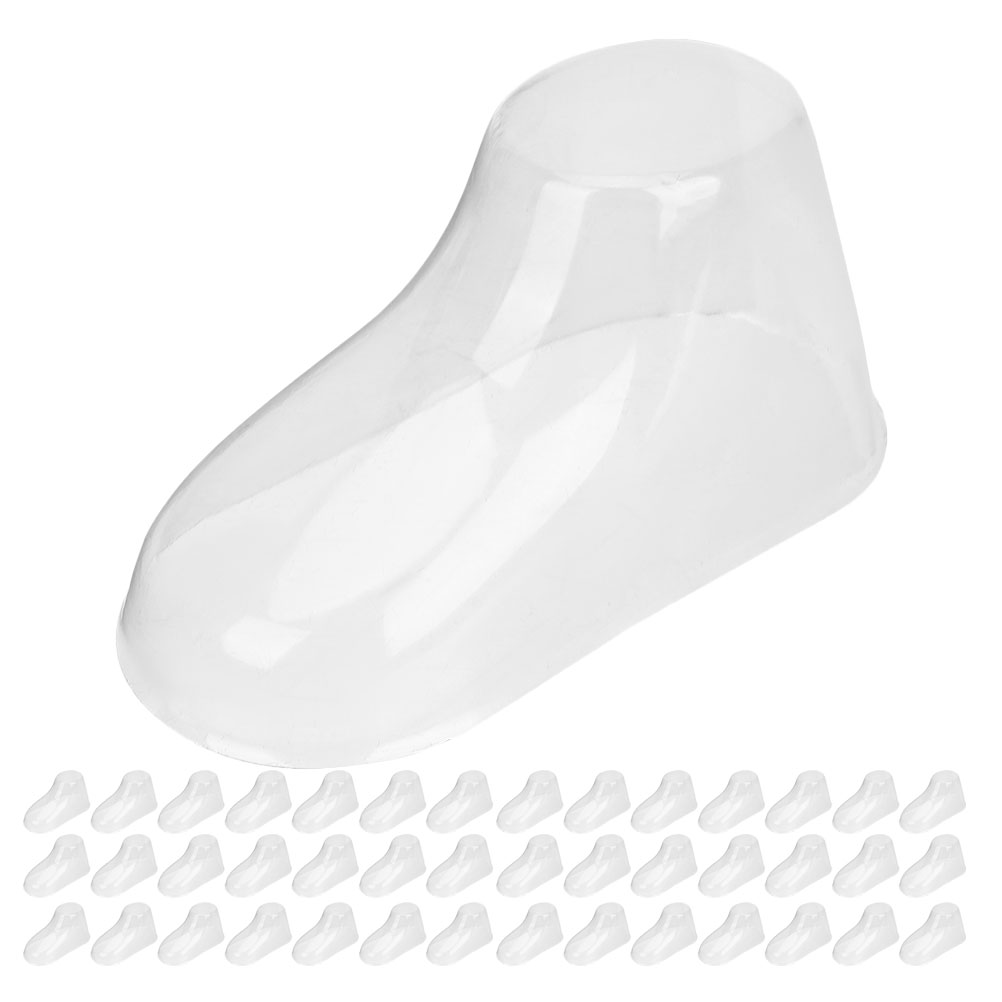 WASHWEPE Transparent Baby Shoe Display Stand For Socks 60Pcs 3.5x1.9x1 ...