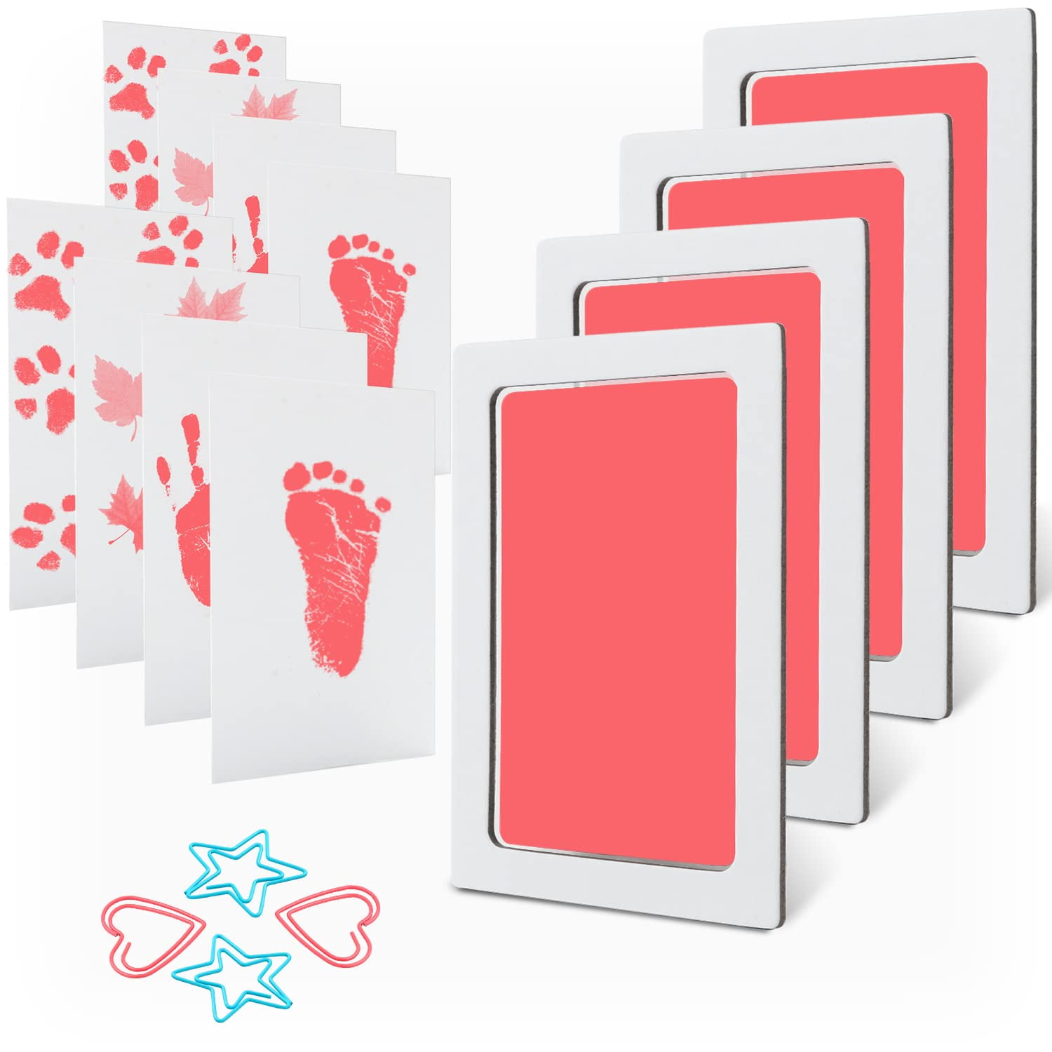 Baby Footprint Kit,Ink Pad for Baby Hand and Footprints - Dog Paw Print ...