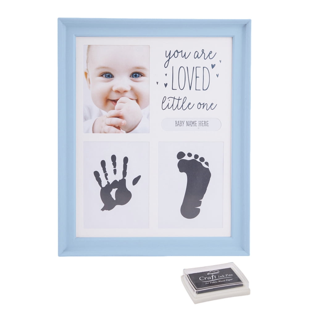Baby Footprint Photo Frame Newborn Photo Frame Baby Handprint Photo ...