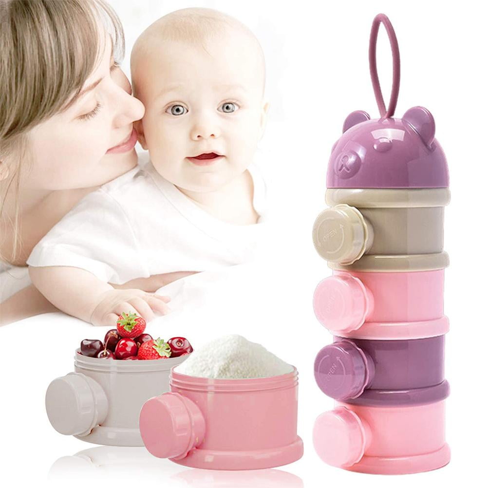 Baby Formula Dispenser 4 Layer Portable Milk Powder Dispenser Container ...