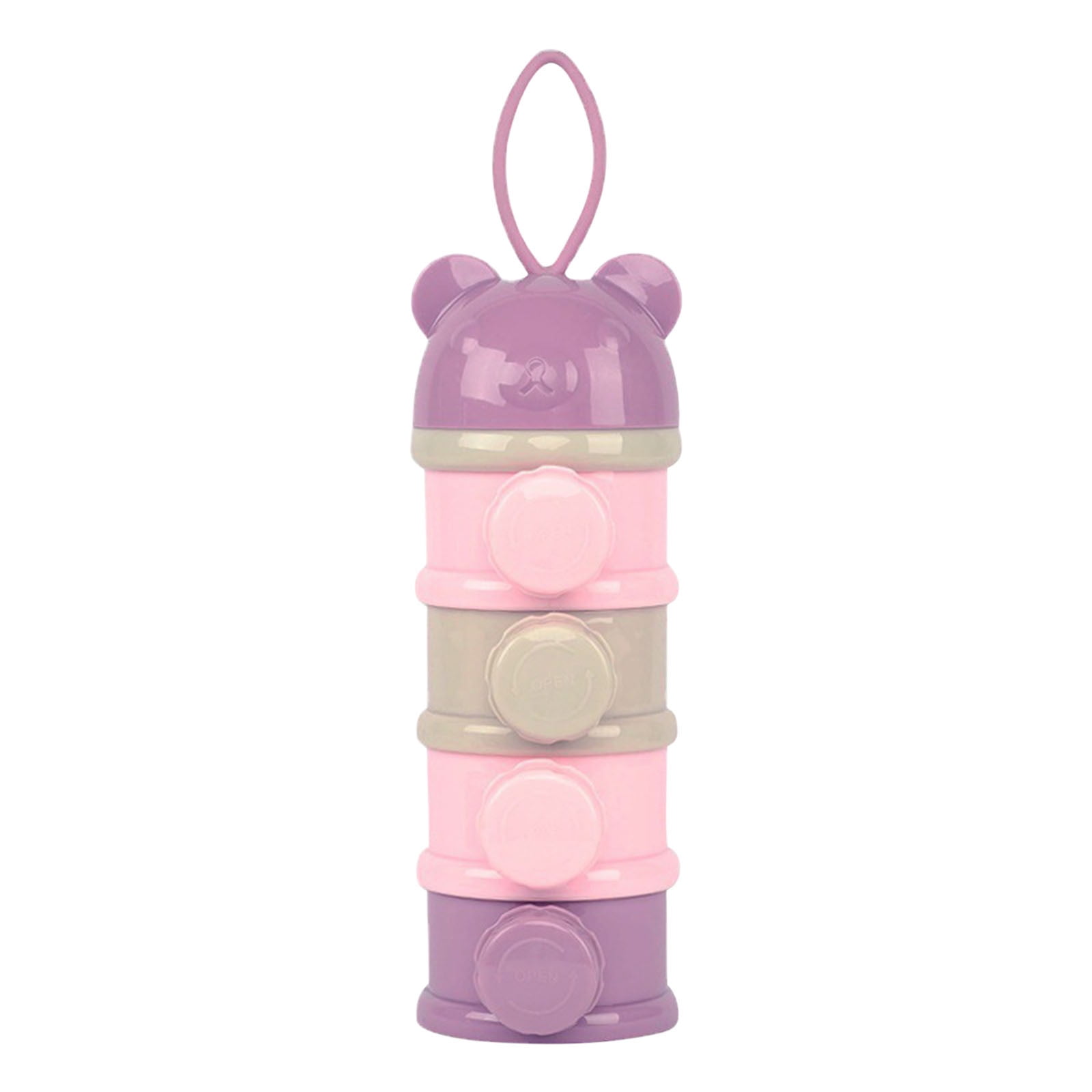 Baby Formula Dispenser On The Go, Four Layer Stackable Formula ...