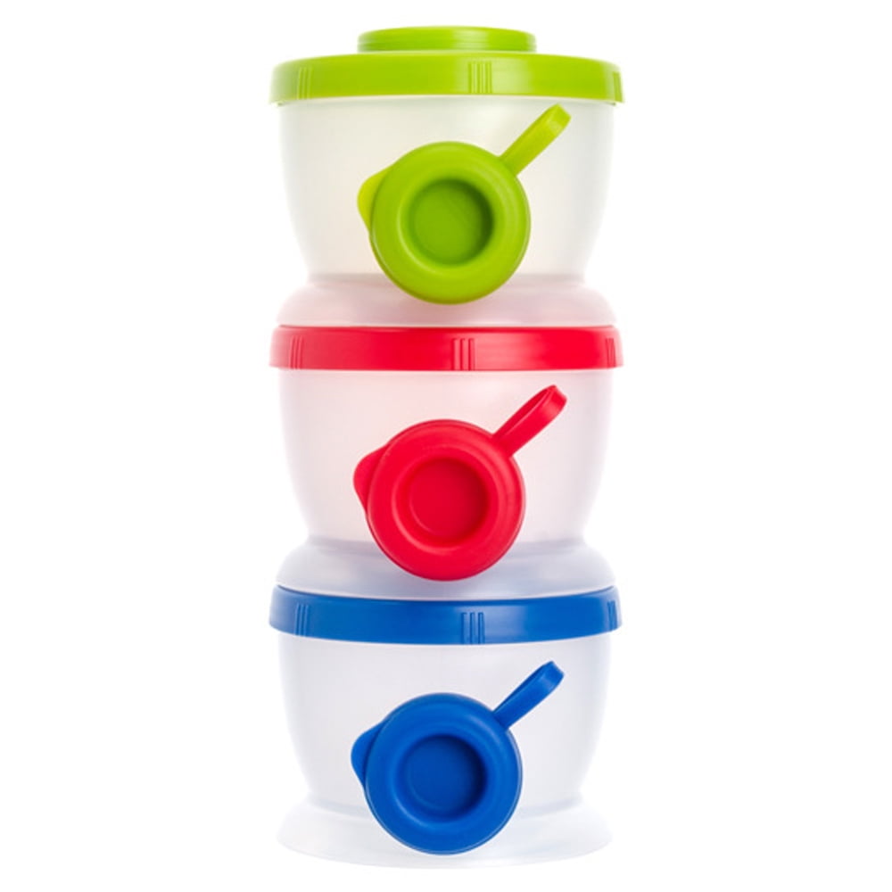 Baby Formula Dispenser, Non-Spill Stackable Milk Powder Formula ...