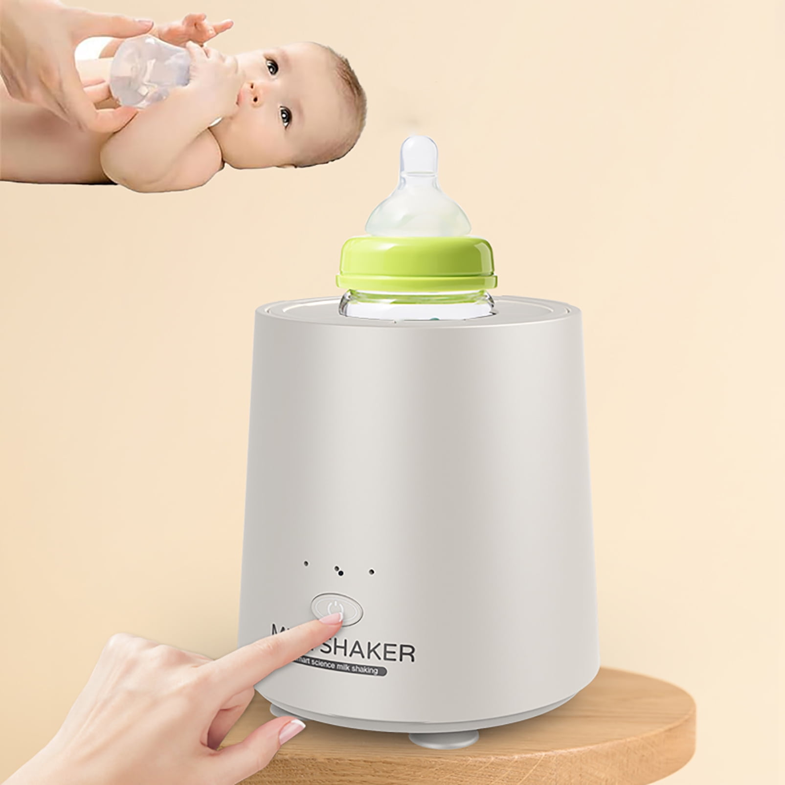 Baby Formula Dispensers & Mixers,360 -Degree Two -Way Shaking Milk ...