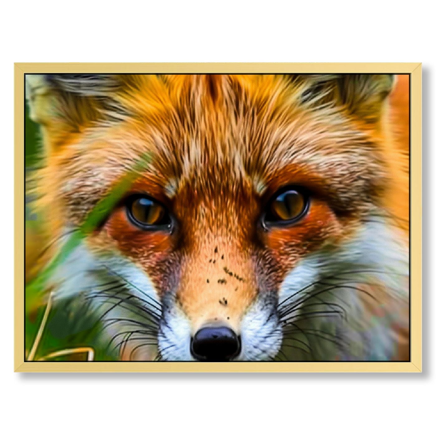Baby Fox Portrait Woodland Animal Wildlife Unframed Wall Art Print ...