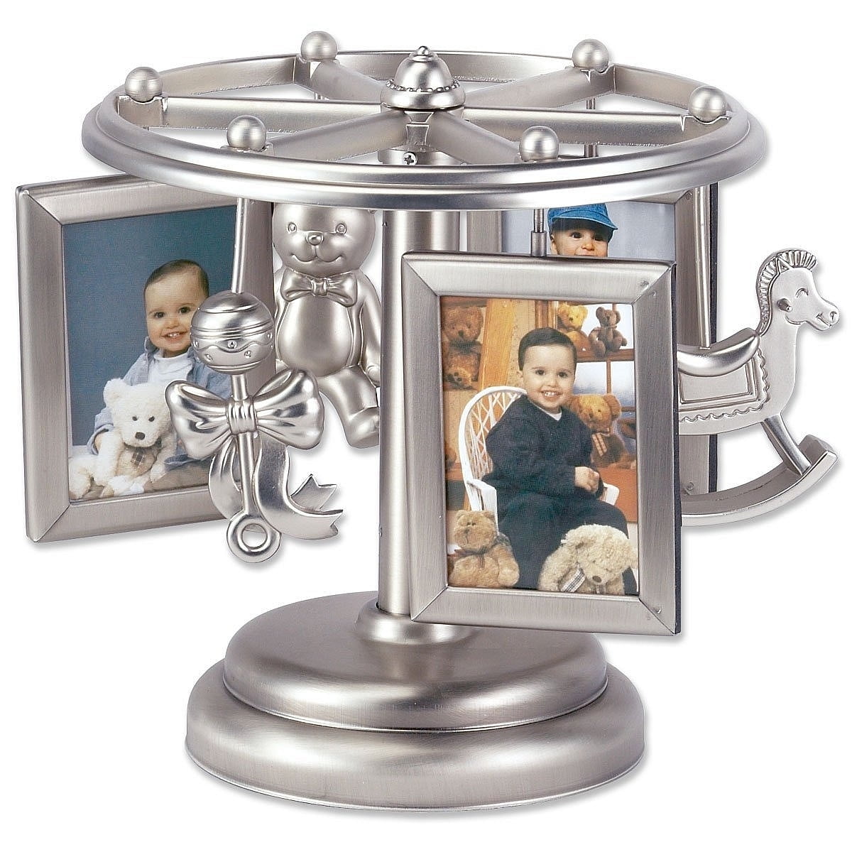 Baby Frame-Go-Round Multi 2x3 Picture Frame - Wind Up Design - Walmart.com