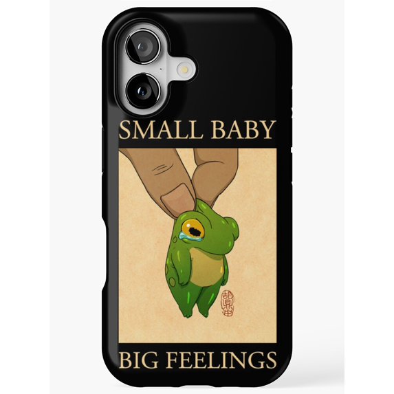 Baby Frog Big Feelings Cute Artwork Protective and Compatible iPhone 11 ...