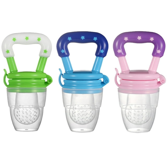 Baby Fruit Feeder Pacifier 3Pack-Fresh Food Feeder - Walmart.com