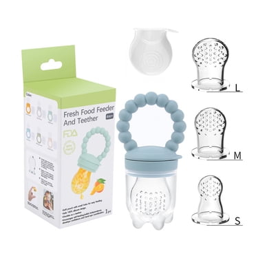 teetherpop - New 2 Pack - Fillable, Freezable Baby Teether for ...