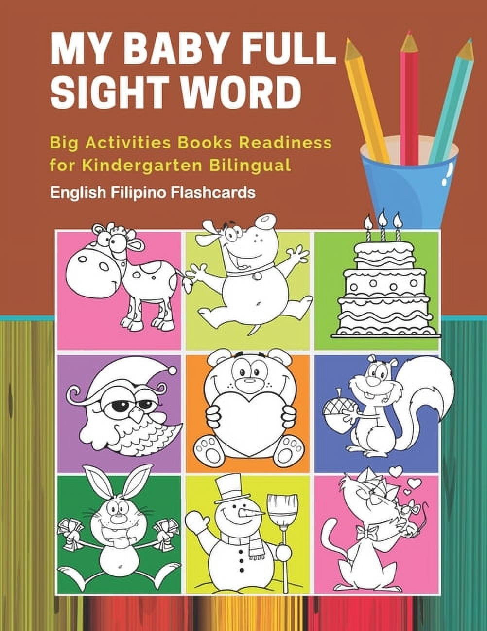 My Baby Full Sight Word Big Activities Books Readiness for Kindergarten ...