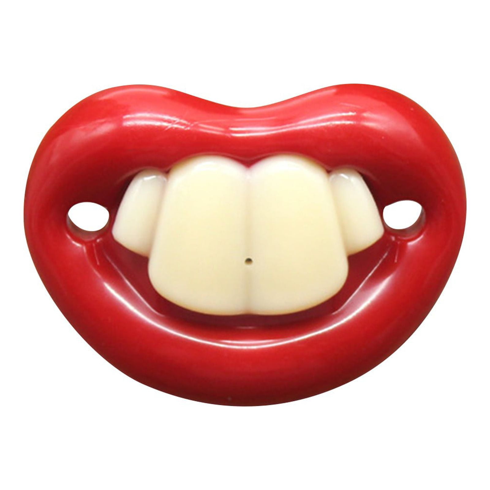 Baby Funny Pacifier Soft Silicone Funny Nipple Teeth Gum Teeth Pacifier ...