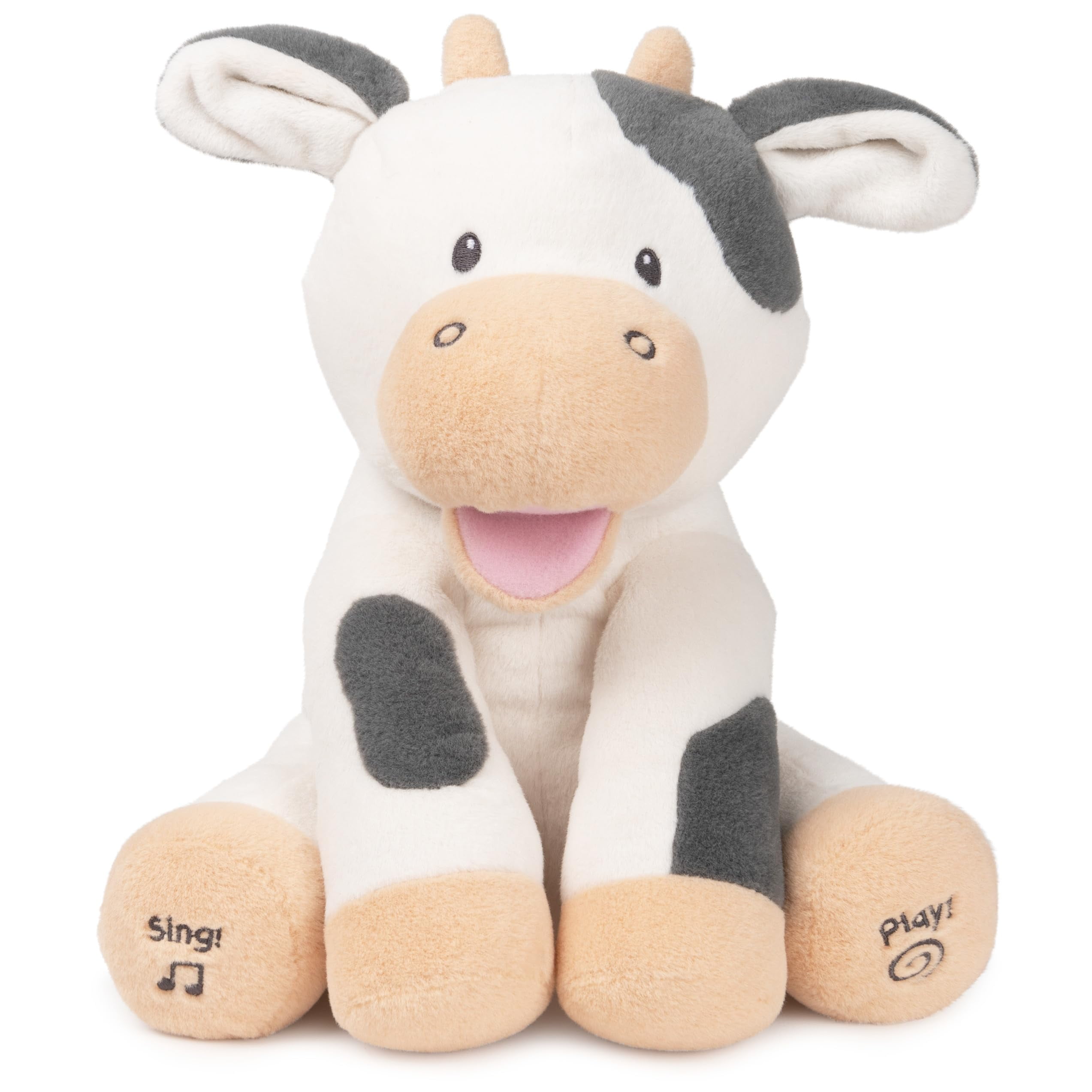 Baby GUND Buttermilk the Cow Animated Plush, Singing Stuffed Animal ...