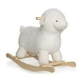 Baby GUND Lamb Rocker with Wooden Base Plush Stuffed Animal Nursery ...