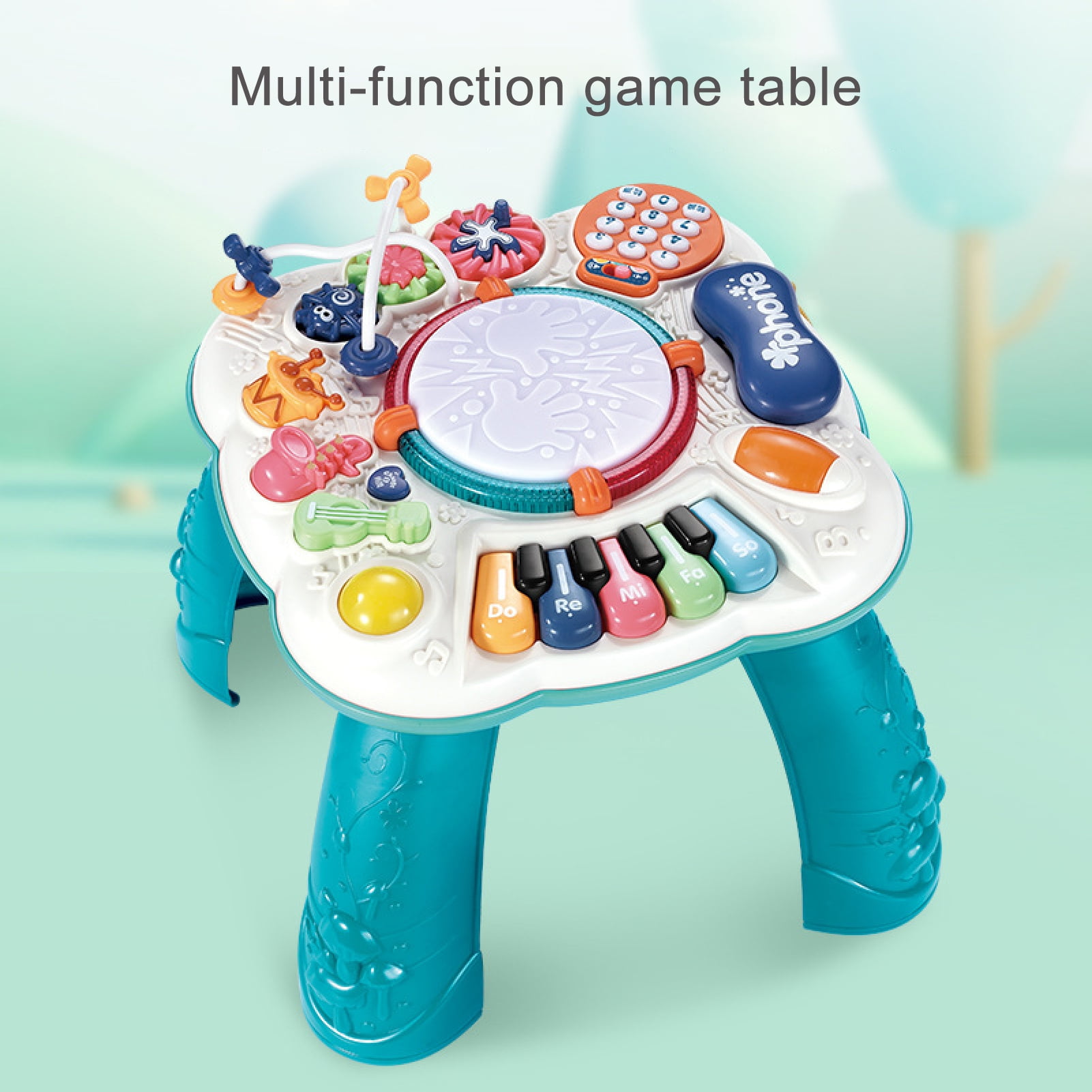 Baby Game Table Multipurpose Interesting Sound Effects Piano Baby Toys ...