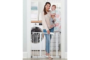 Baby Gate,38.5-Inch Wide Walk Thru Baby Gate, Includes 6-Inch Extension ...