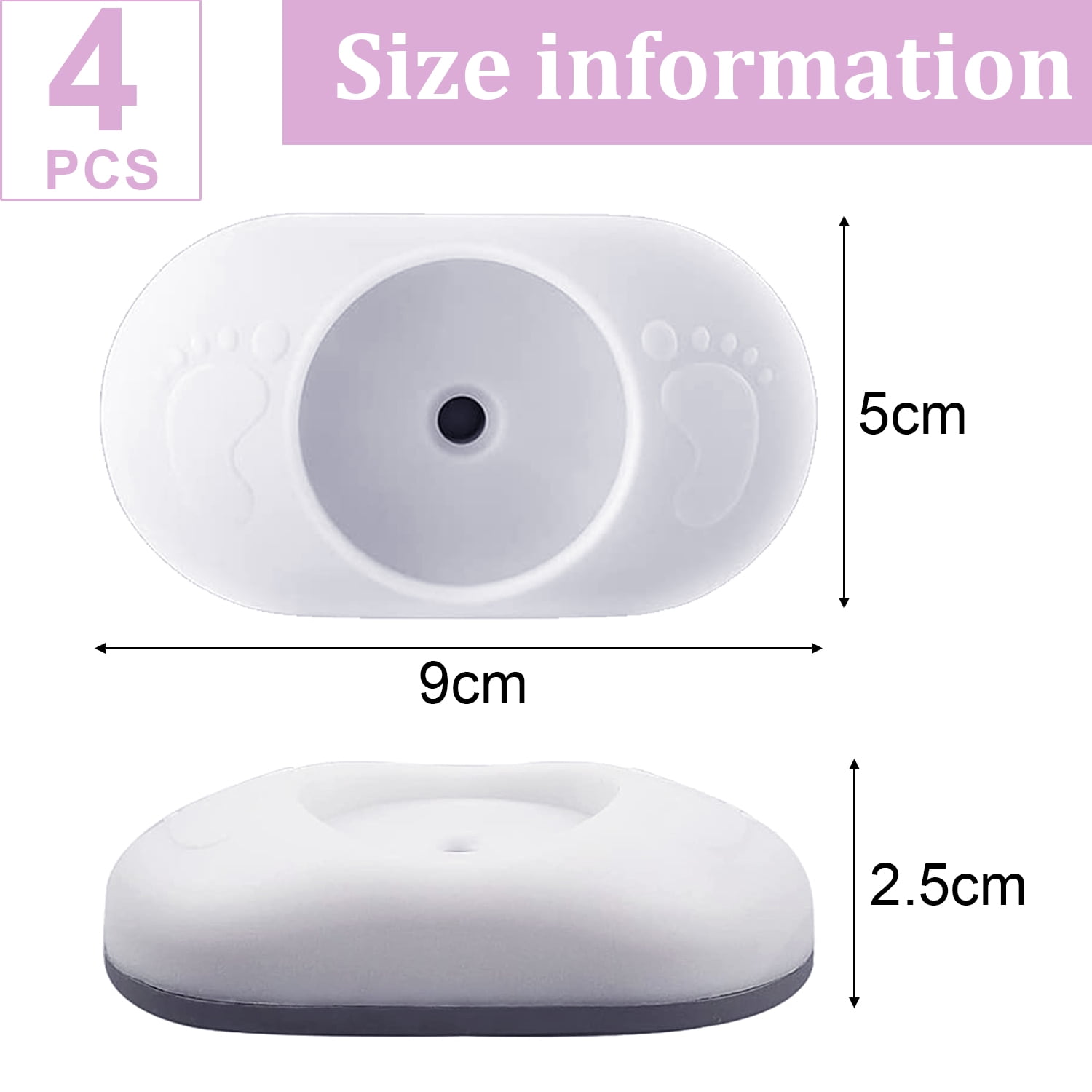 Baby Gate Extension Accessories, Non-Slip Wall Protection For Pressure ...