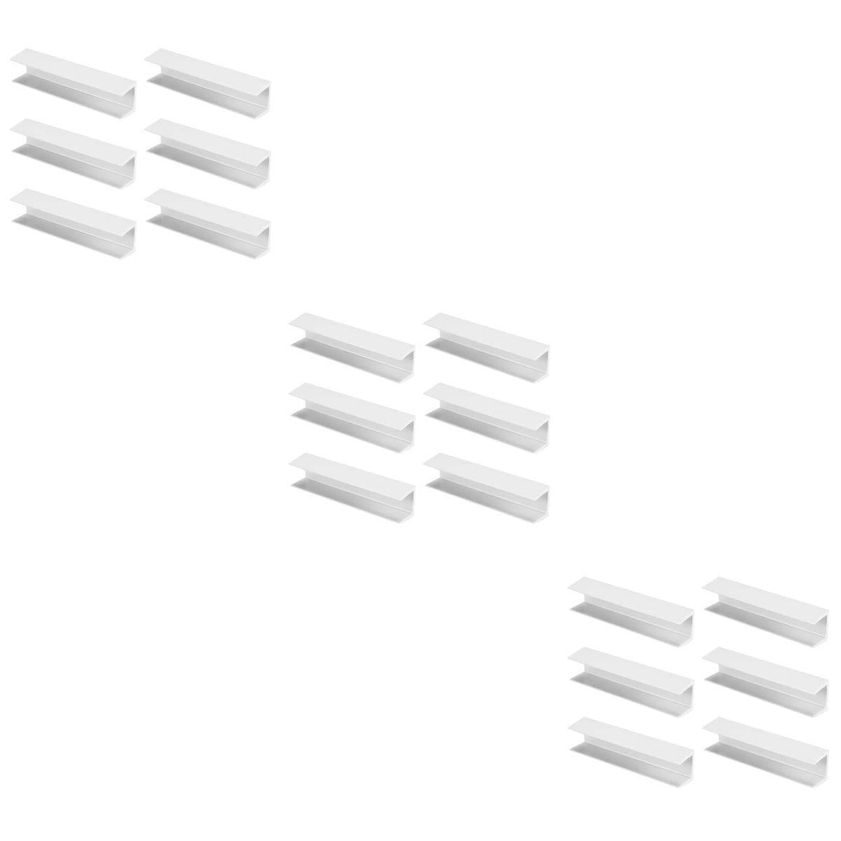 LALAFINA Fence Reinforcement Grooves 2PCS U Shaped Pet Gates Groove ...