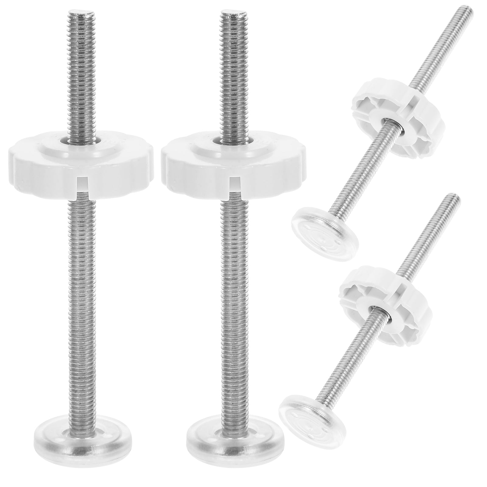 "leorx Baby Gate Hardware Replacement Parts, Aluminum Alloy, ABS, White ...