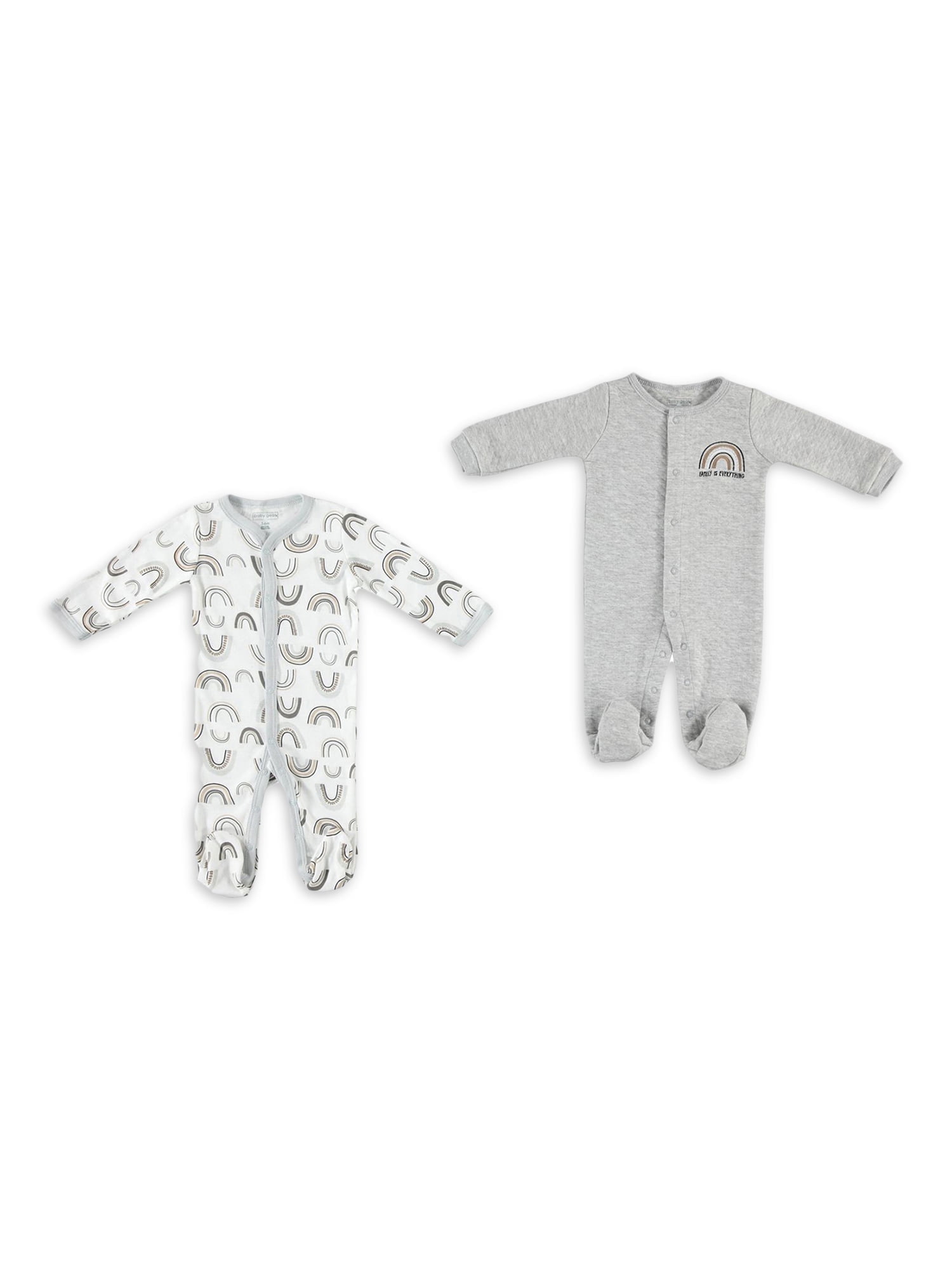 Baby Gear Baby Boy Baby Girl Gender Neutral Unisex 2 PC Footed Coverall ...