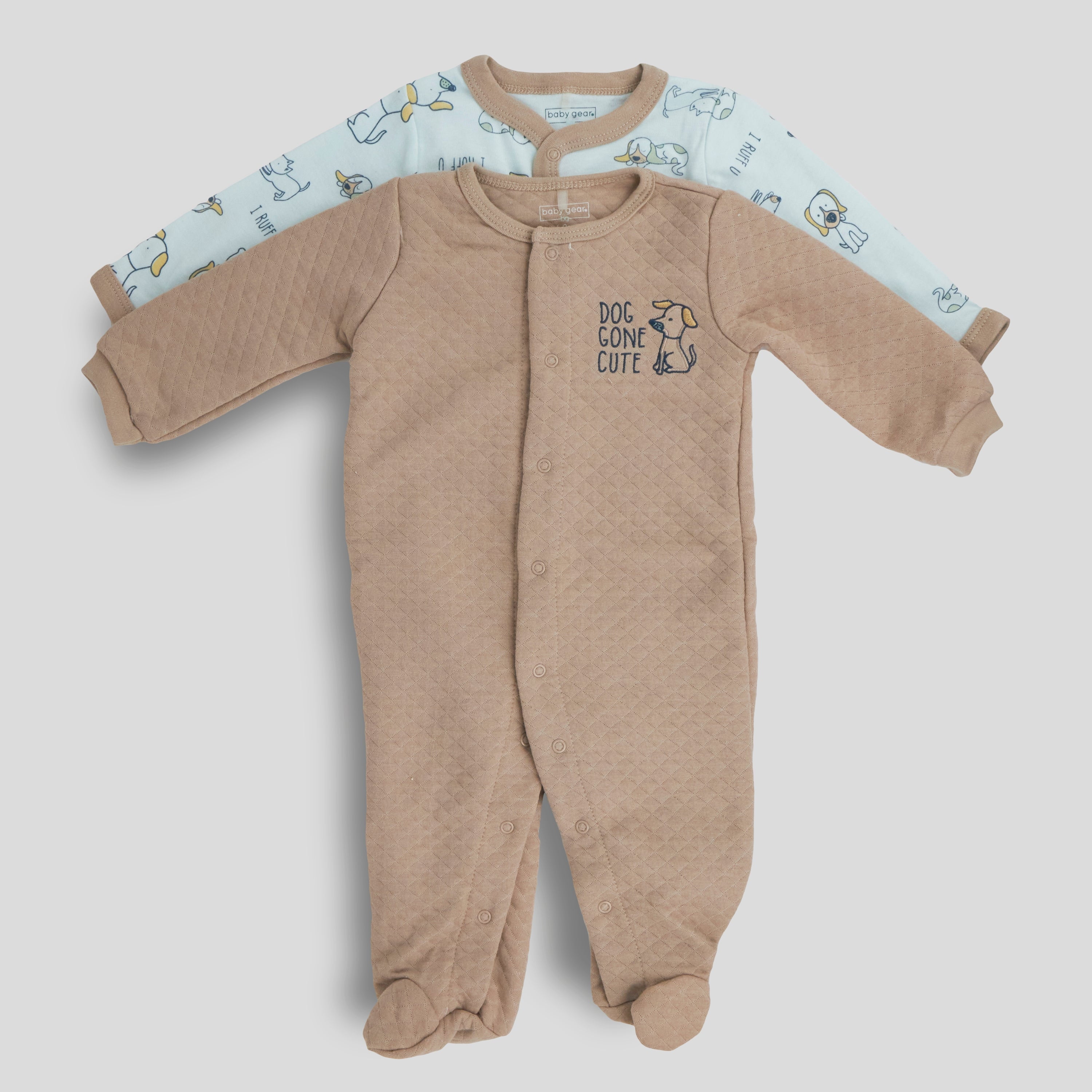 Baby Gear Baby Boy Baby Girl Gender Neutral Unisex 2 PC Footed Coverall ...