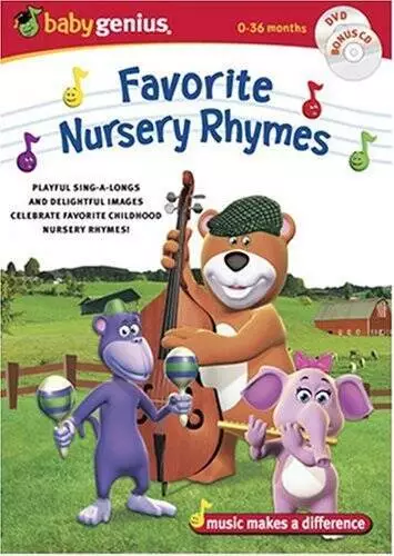 Baby Genius Favorite Nursery Rhymes w/bonus Music CD - Walmart.com