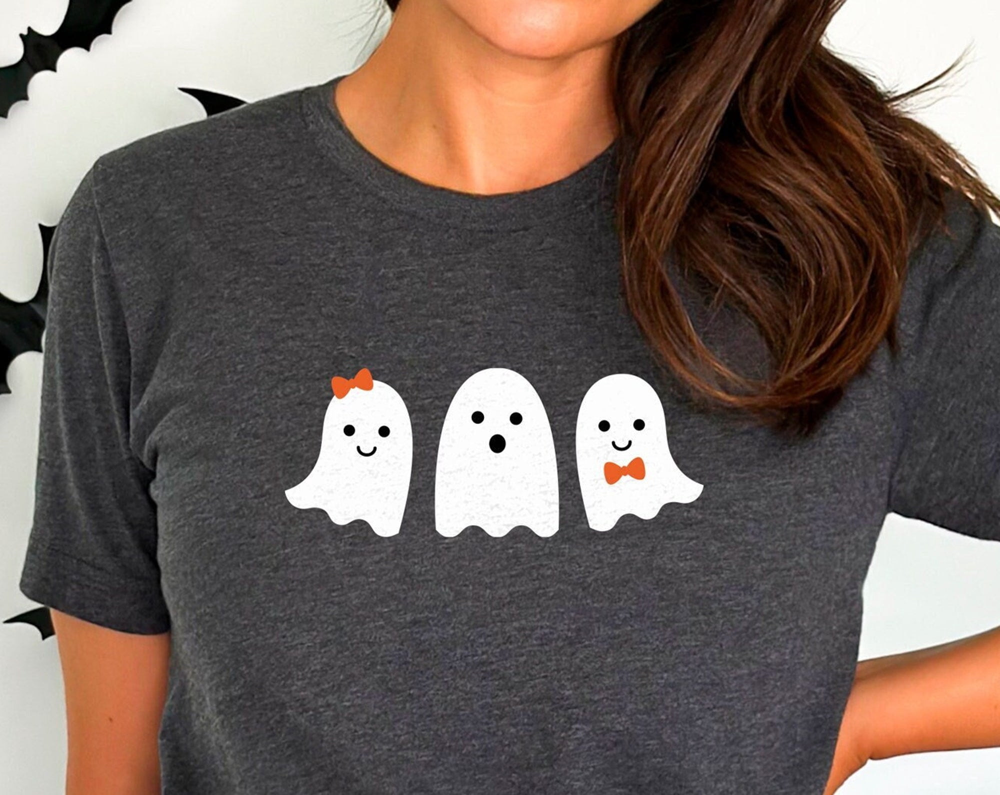 Baby Ghosts Halloween Shirt Spooky Season Outfit Cute Ghosts TShirt Boo ...