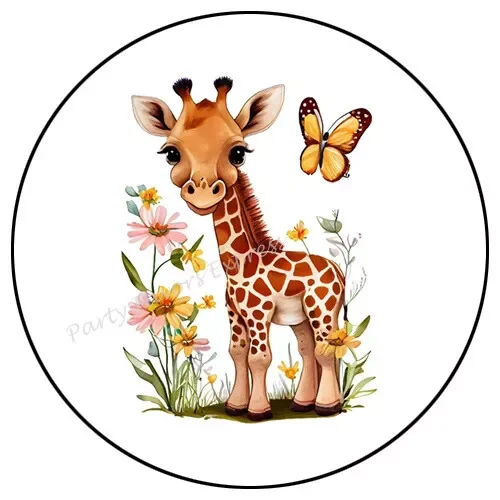 Baby Giraffe Stickers Party Favors Phone Decal Water Bottle Stickers ...