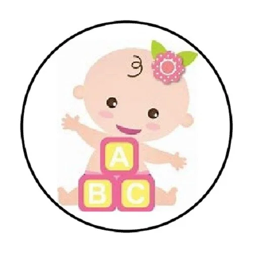 Baby Girl Blocks Sticker Phone Decal Water Bottle Stickers Car Decals ...