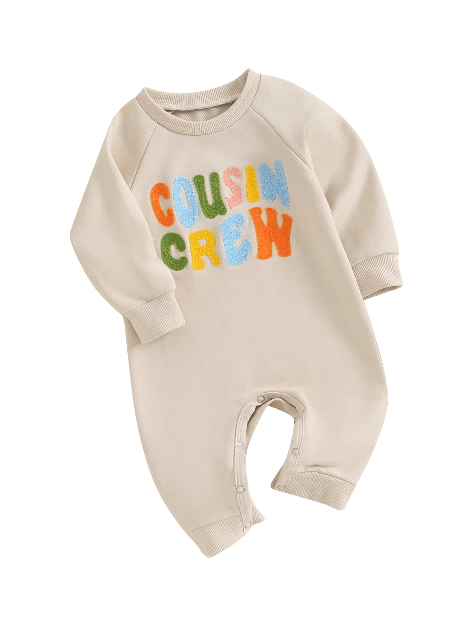 Baby Girl Boy Bubble Romper Long Sleeve Sweatshirt Toddler Fall Winter ...