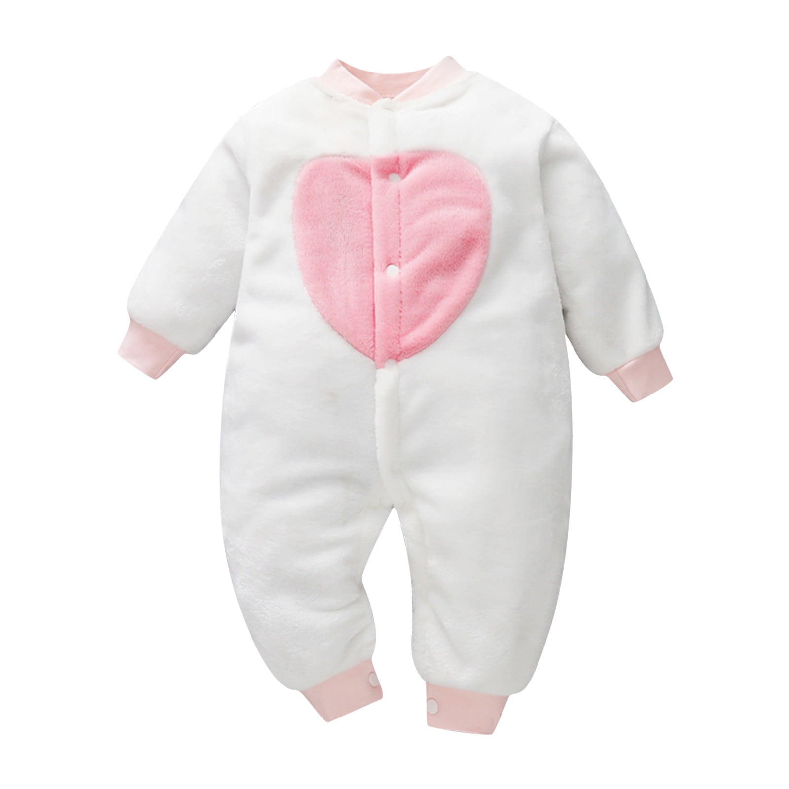 Baby Girl Boy Thick Warm Jumpsuit Playsuit Romper Clothes plus Size ...