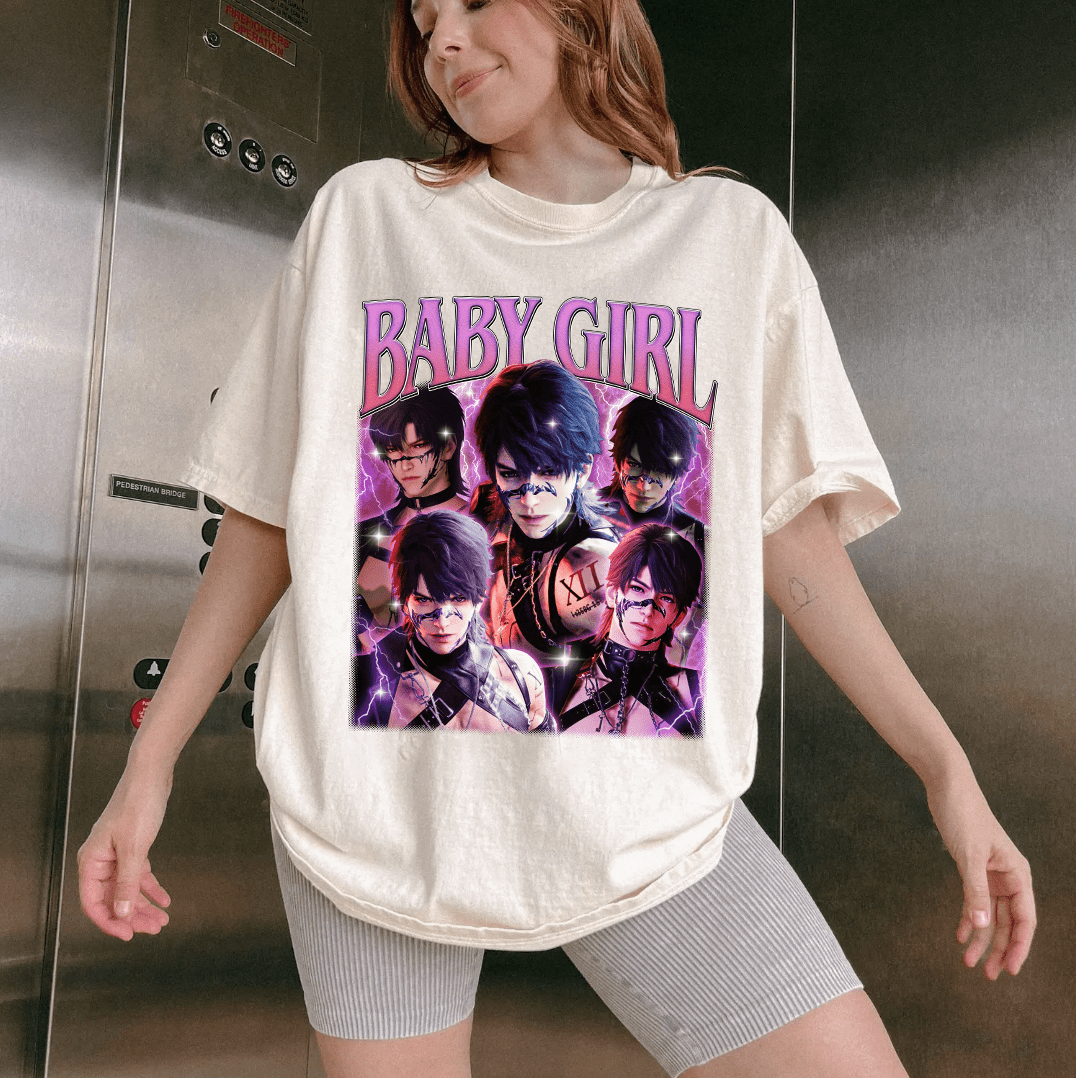 Baby Girl Caleb Shirt, Caleb Love And Deepspace, LADs Caleb, Otome Game ...