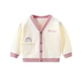 Baby Girl Cardigan Long Sleeve Button Down Knit Sweatshirt Toddler Baby ...