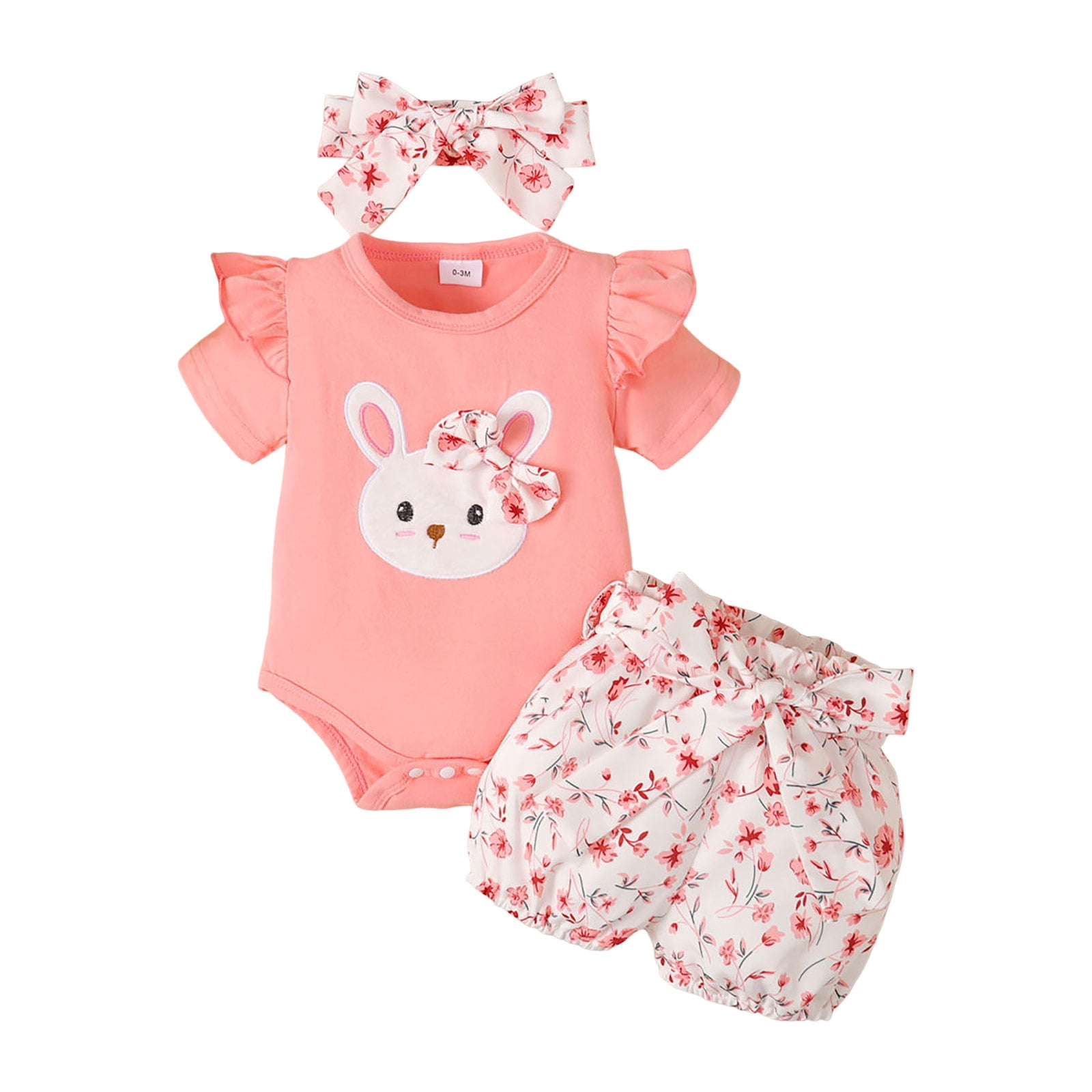 Baby Girl Clothes 3-6 Months Cotton Newborn Infant Baby Girl Clothes ...