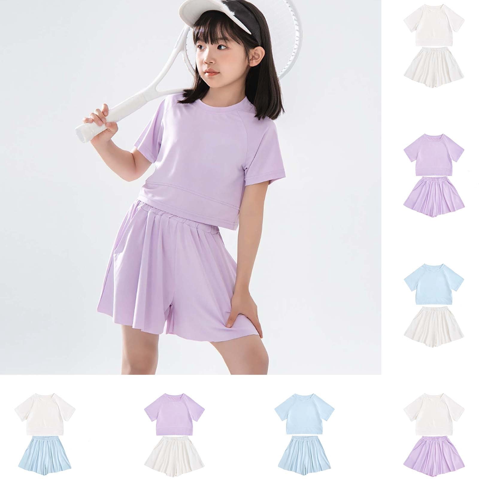 Baby Girl Clothes Boys Summer Athletic Sportswear Top and Shorts 2 ...