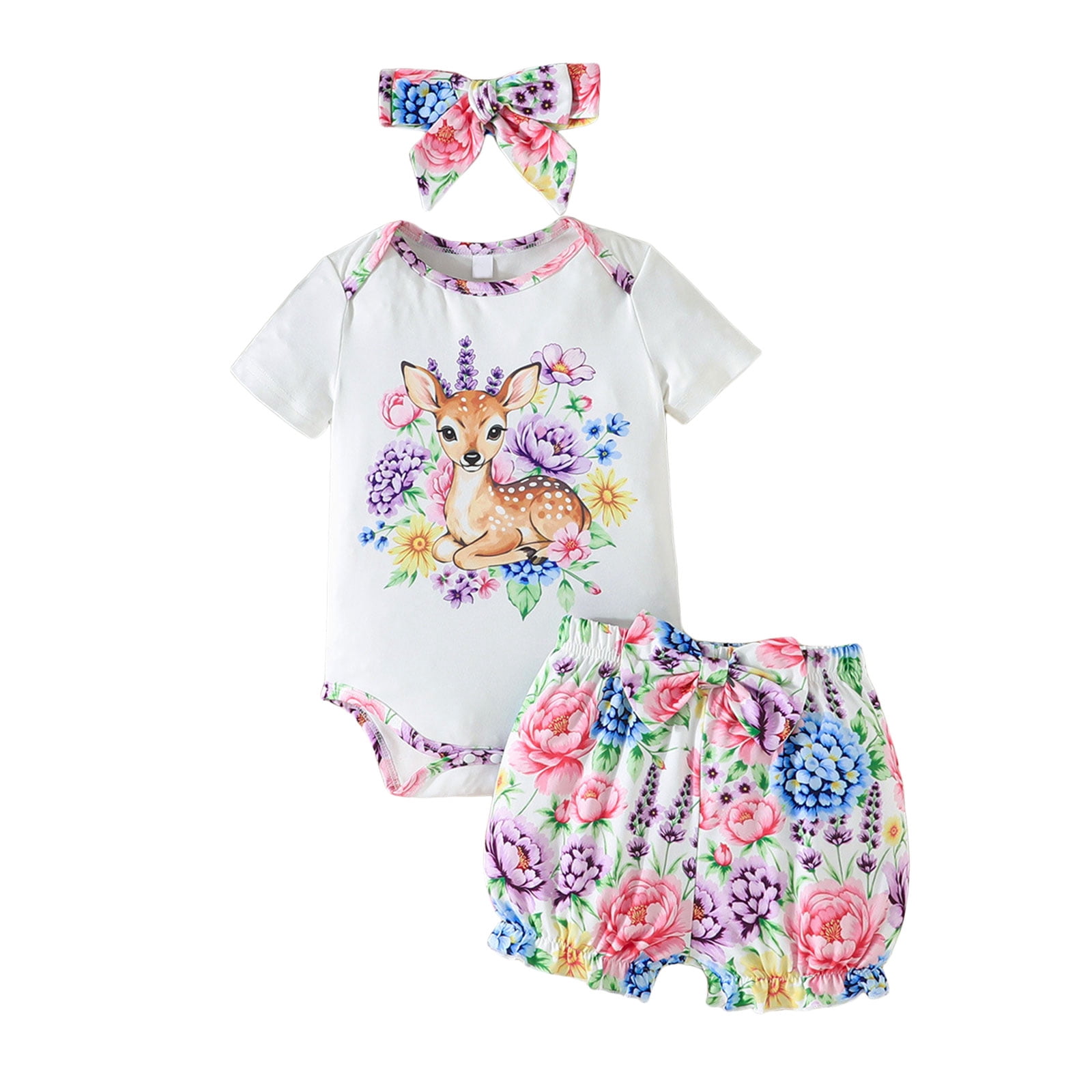Baby Girl Clothes Newborn 3 6 12 18 24 Months 2T 3T 4T 5T Cute Ruffle ...