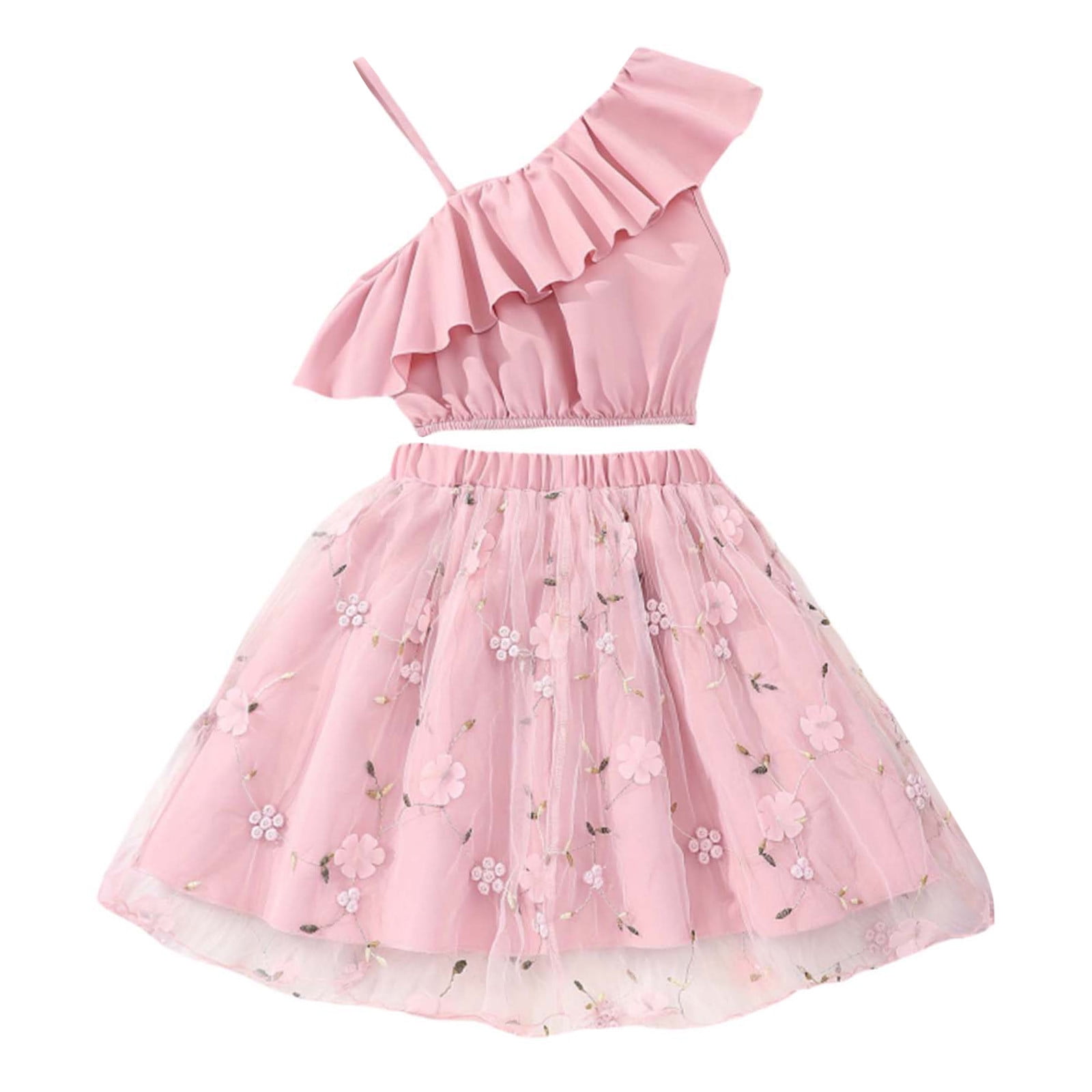 Baby Girl Clothes Outfits Toddler Children Girls Sleeveless Suspenders ...