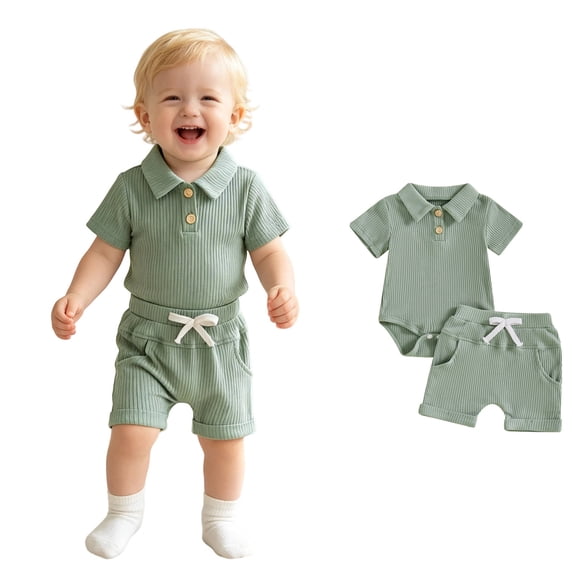 Baby Girl Clothes Romper Shorts Set Summer Outfits Cute Baby Clothes ...