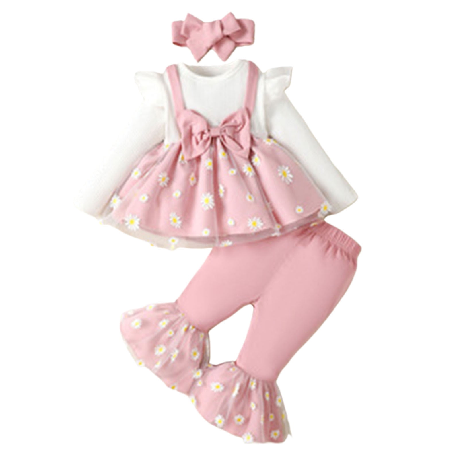 Baby Girl Clothes Toddler Fall Two Piece Outfit Newborn Infant Girls ...