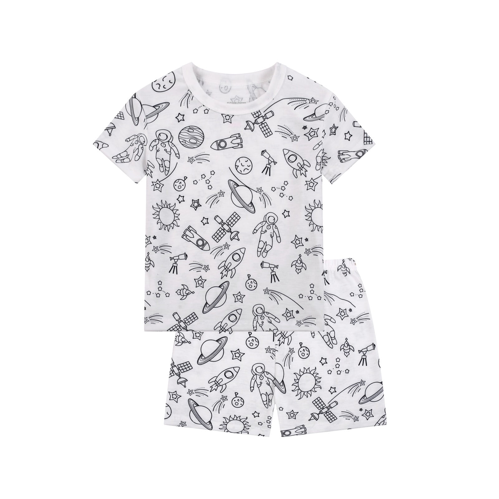 Baby Girl Clothes Toddler Summer Two Piece Outfit Kids DIY Painted ...