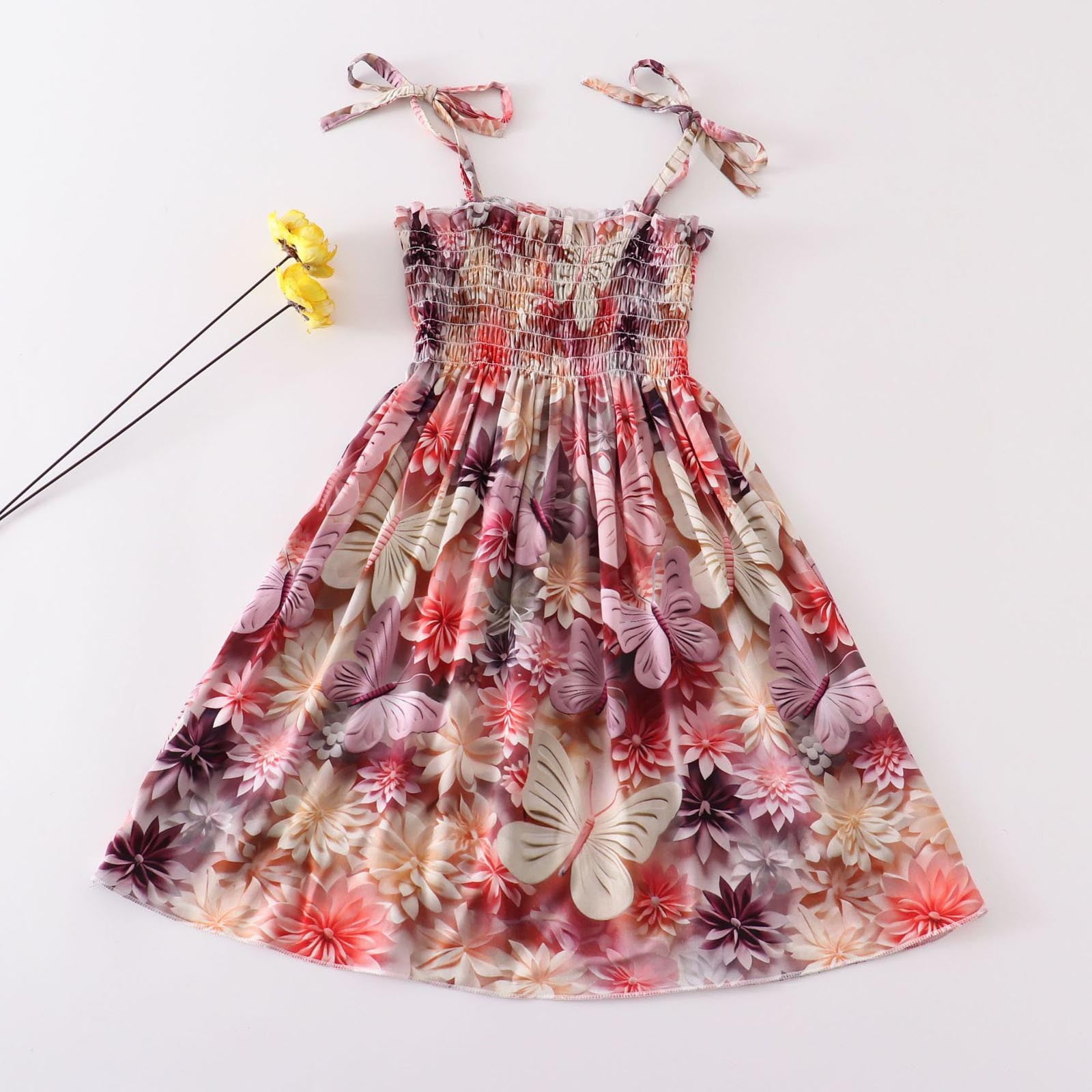 Baby Girl Dress Kids Toddler Girls Summer Bohemian Halterneck Dress ...