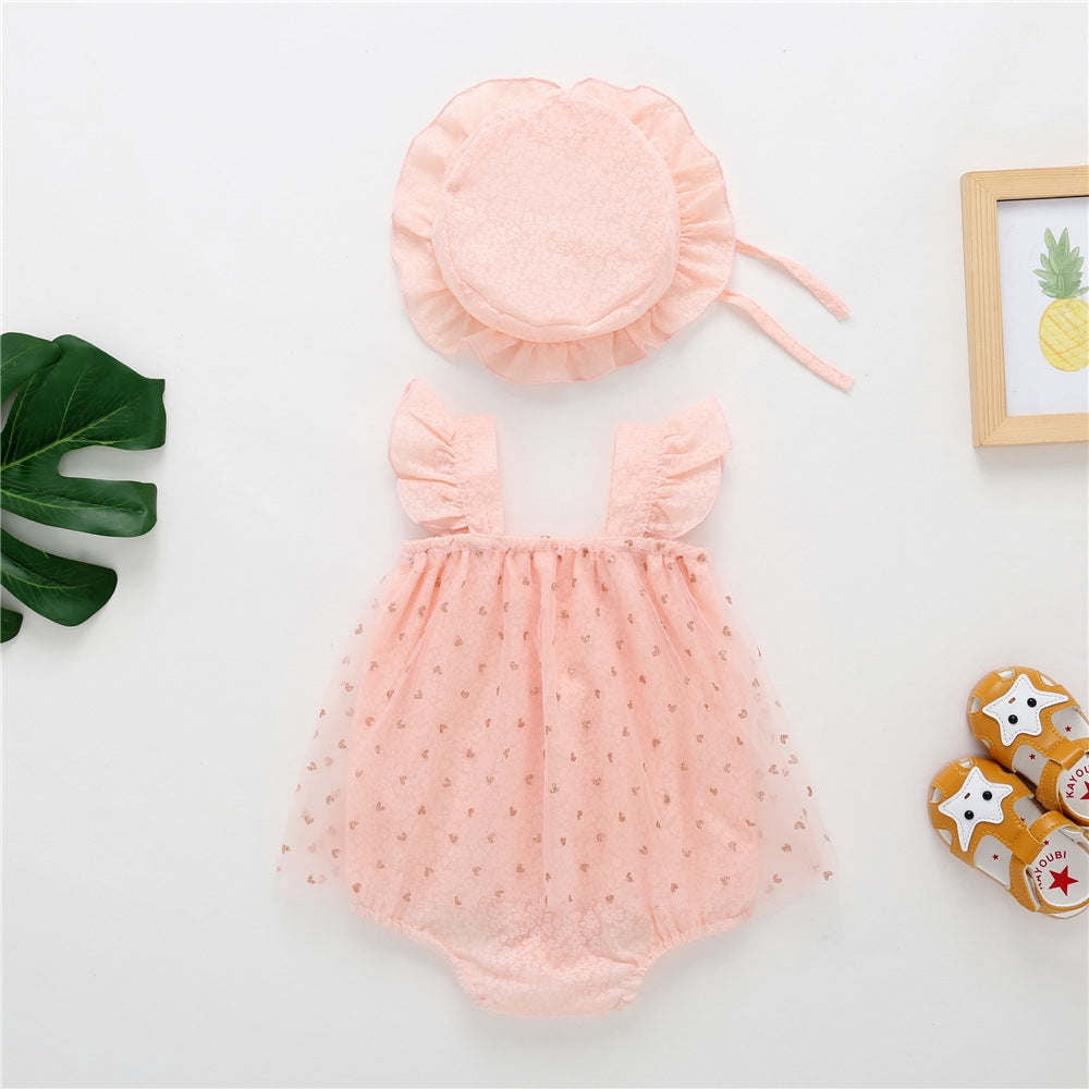 Baby Girl Dress Set with Heart Design - Adorable Style - Walmart.com