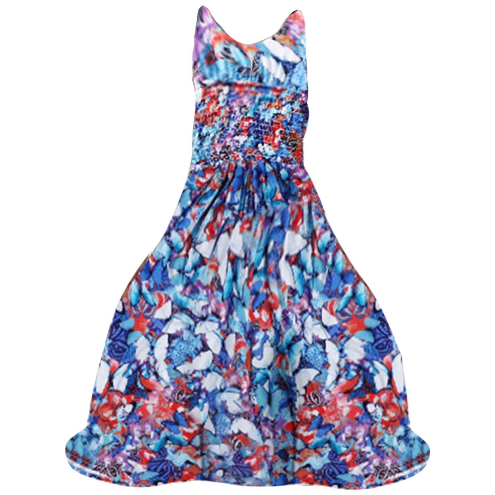 Baby Girl Dress Summer Chiffon Big Children Floral Wide Leg Jumpsuit ...