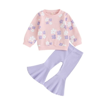 Toddler Baby Boy Girl Sweatshirt and Pants Set Fall Winter Bear Jogger Pants Outfit Suit 9M-5Y ...