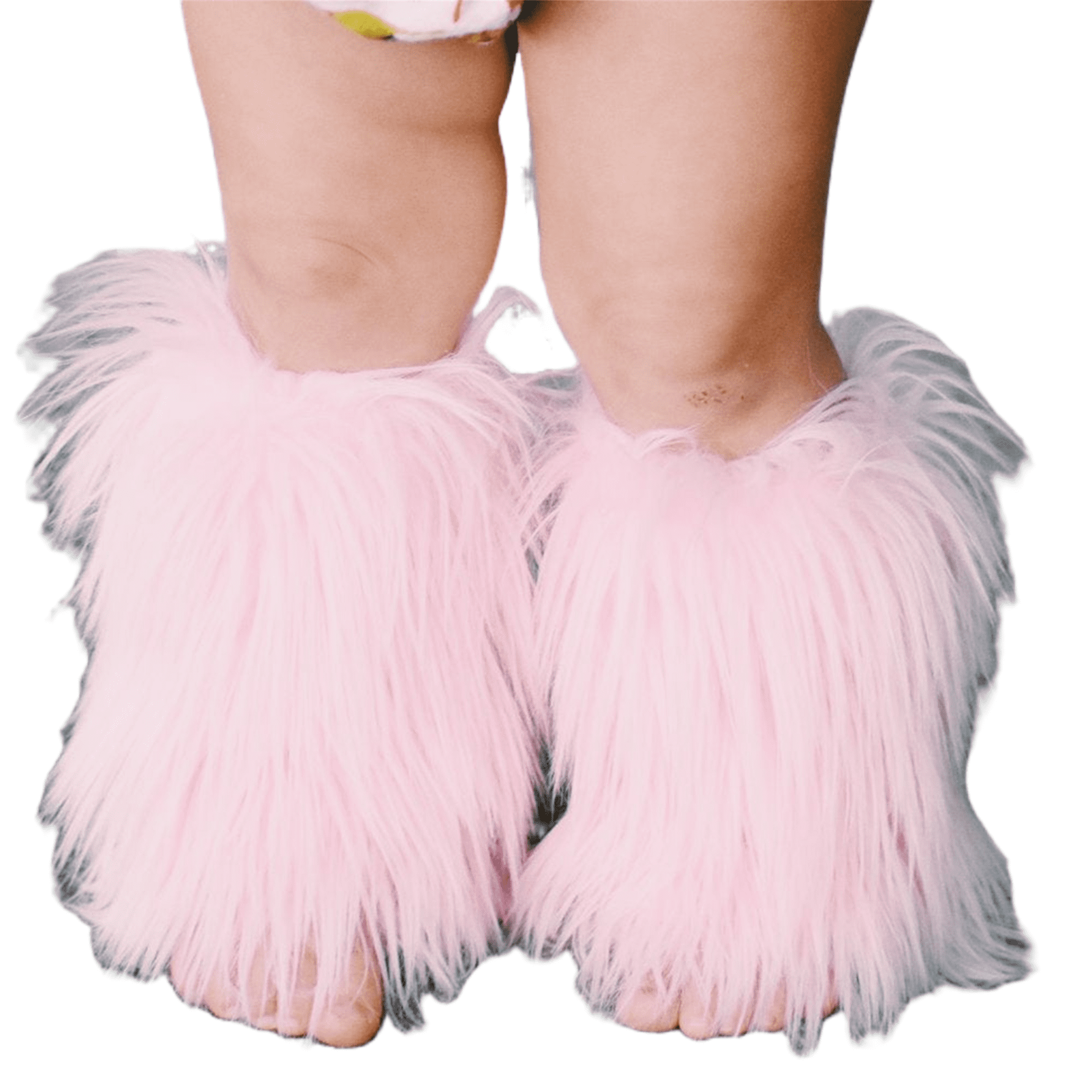 Baby Girl Faux Fur Leg Warmers Soft Cozy Fuzzy Boot Cuff Cover Party ...