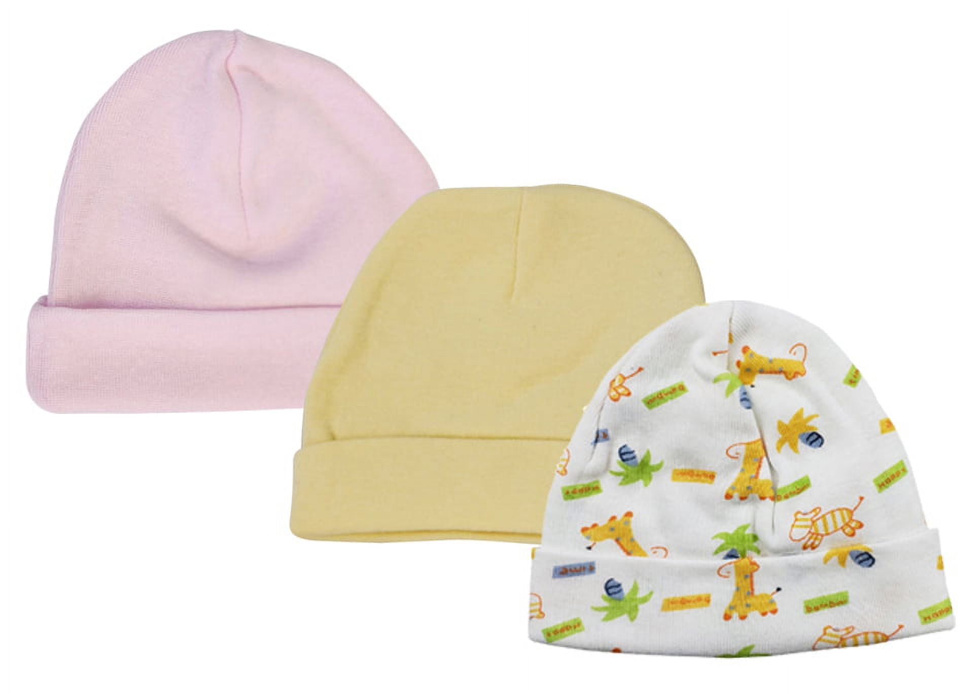 Baby Girl Infant Caps (Pack of 3) - Walmart.com