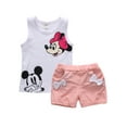 Baby Girl Kids Summer Toddler Outfits Clothes T-shirt Tops+Shorts Pants 2PCS Set - Walmart.com