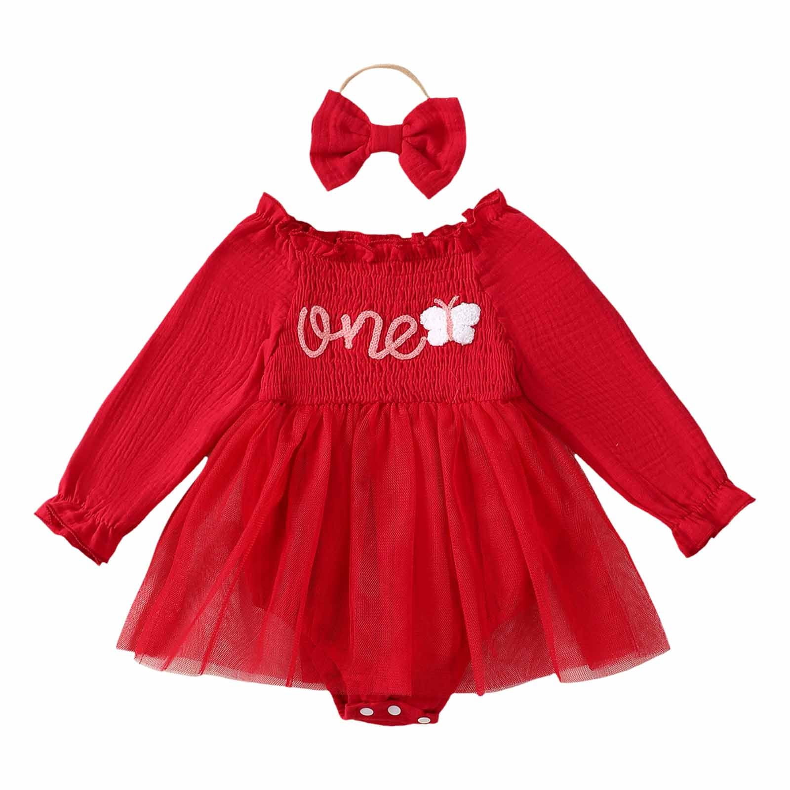 Baby Girl Onesies Bodysuits Cute Towel Embroidered Print Long Sleeve ...