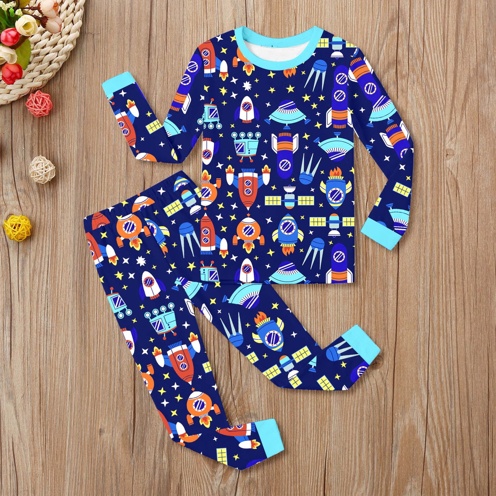 Baby Girl Outfit Casual Long Sleeve Top and Pants Soft Round Neck ...