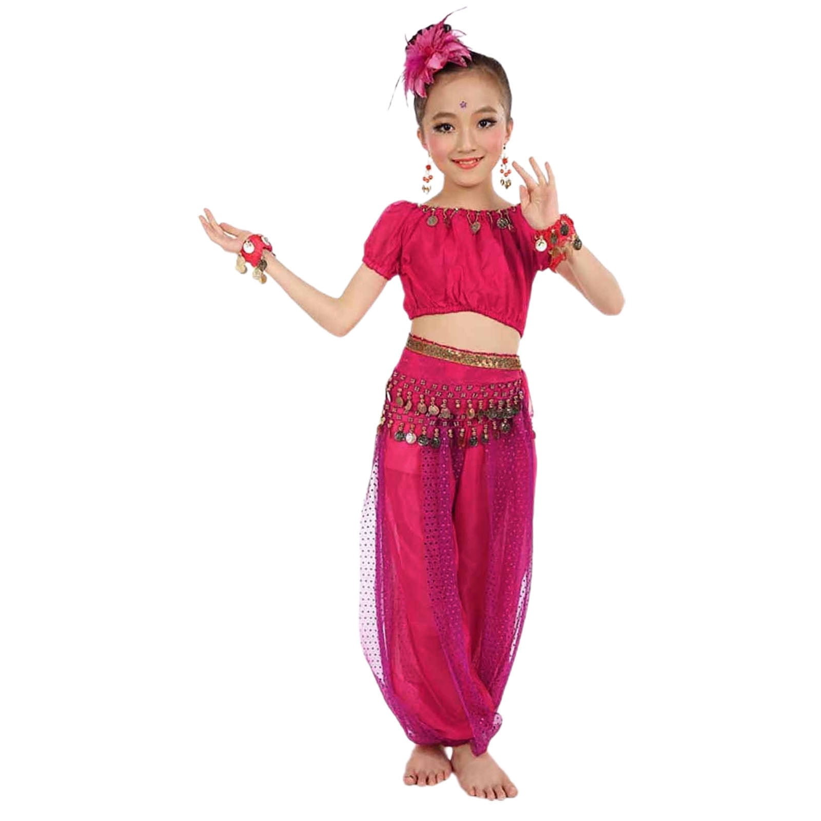 Baby Girl Outfit Handmade Children Belly Dance Kids Belly Dancing Dance ...